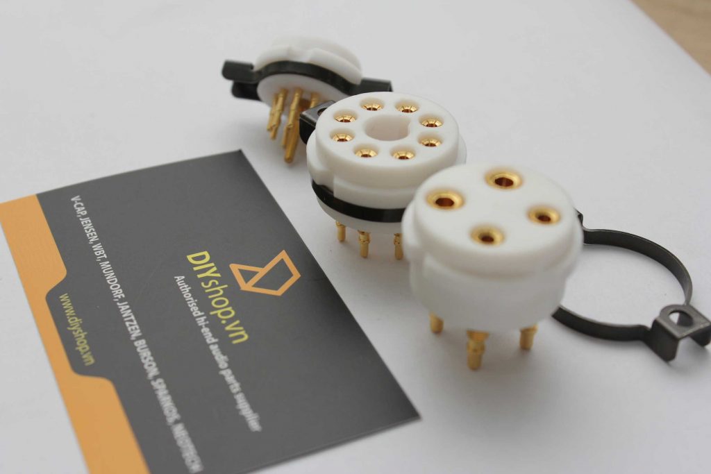 Tube Socket CMC Teflon 8 Pin mạ vàng - Hifiparts.net